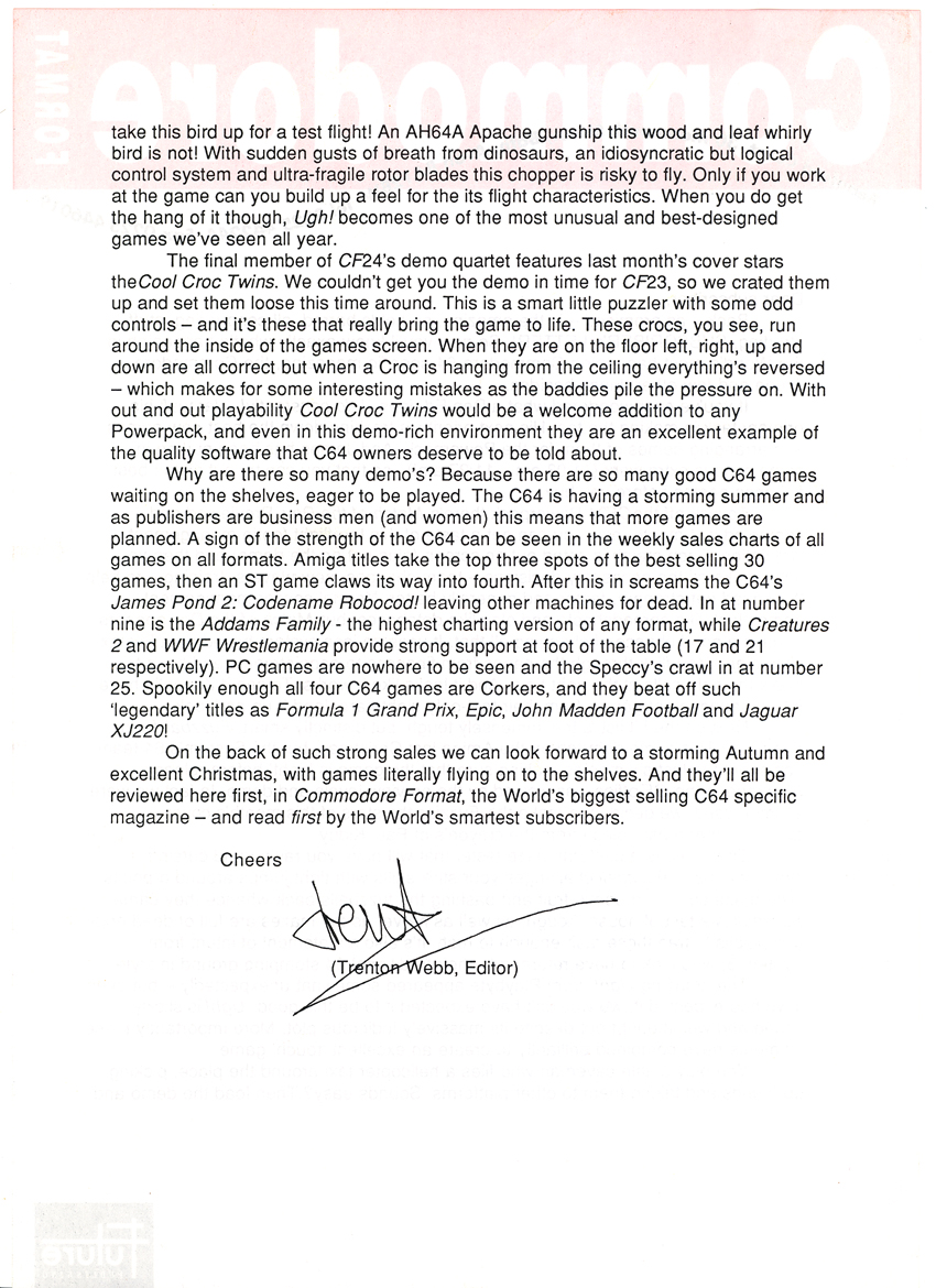 The complete set of Commodore Format subscriber newsletters – Commodore ...